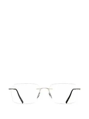 SILHOUETTE Rectangle-frame Eyeglasses - Silver