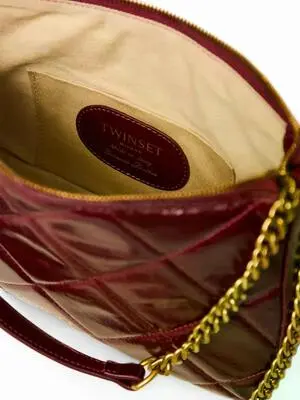 TWINSET Medium Liliane Quilted Leather Bag
