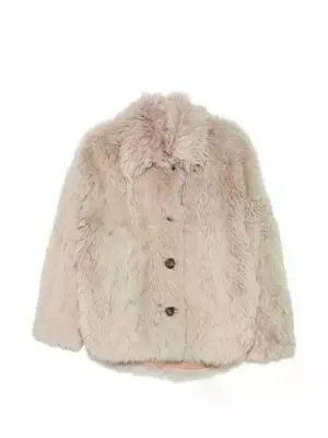 LISKA Fur Button-up Jacket