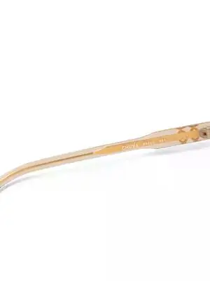 Vintage Embellished Square-frame Sunglasses