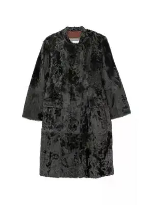 LISKA Lamb Fur Coat - Grey
