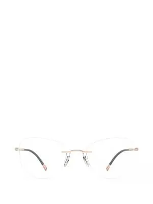 SILHOUETTE Rimless Geometric-frame Eyeglasses - Gold