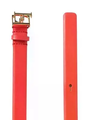 Elisabetta Franchi Logo Plaque Belt