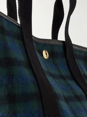 Rue De Verneuil Canvas And Leather Trimmed Bucket Tote