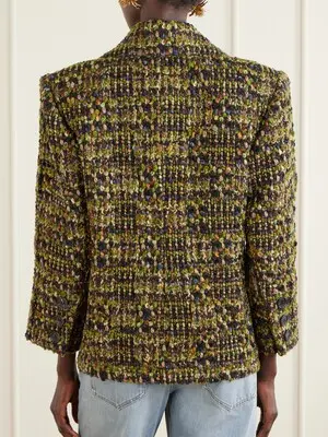 Saint Laurent Wool-blend Bouclé Blazer
