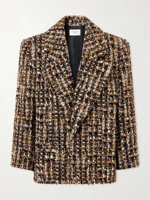 Saint Laurent Wool-blend Bouclé Blazer