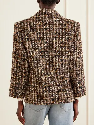 Saint Laurent Wool-blend Bouclé Blazer