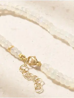 Jia Jia 14-karat Gold And Opal Beaded Bracelet
