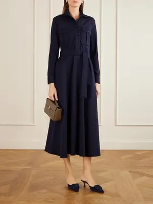 Giuliva Heritage The Dora Wool-jersey Midi Dress