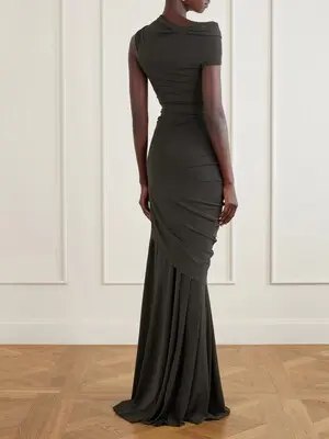 CORTANA Myia Crepe Maxi Skirt