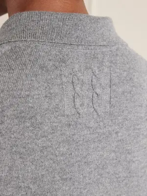 NILI LOTAN Jovan Cashmere Polo Sweater