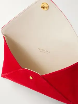 Altuzarra Envelope Velvet Clutch