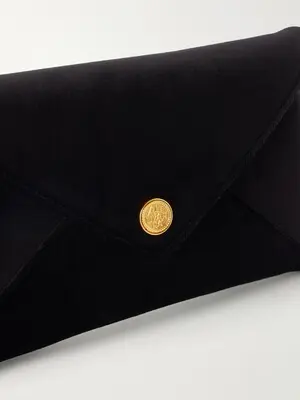 Altuzarra Envelope Velvet Clutch