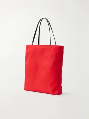 VALESQUE Thea Nylon Tote Bag With Leather Trim
