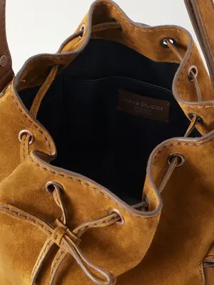 Acne Studios Suede Leather Shoulder Bag