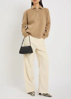 RÓHE Half-zip Wool-blend Jumper