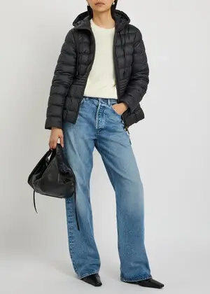 Moncler Engoulevent Hooded Quilted Shell Jacket