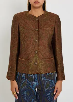 Etro Paisley Jacquard Tailored Woven Jacket