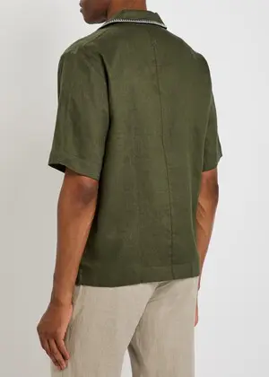 CHE Trompette Embroidered Linen Shirt