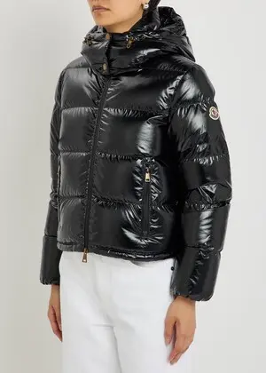 Moncler Niveole Padded Hooded Nylon Jacket