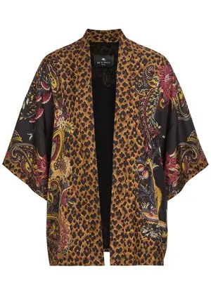 Etro Printed Silk Jacket - Multicoloured