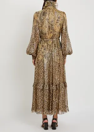 Etro Printed Silk-blend Midi Dress