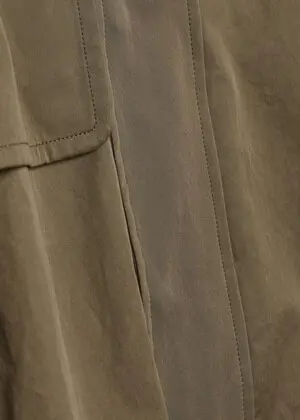 FRAME Belted Cotton Trench Jacket