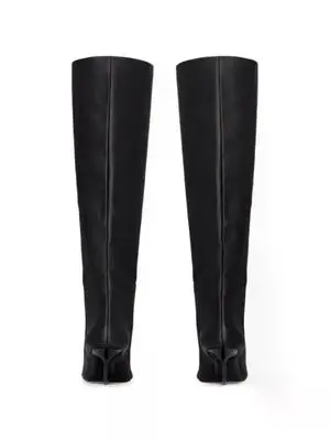 Saint Laurent Pointed-toe Knee-high Boots