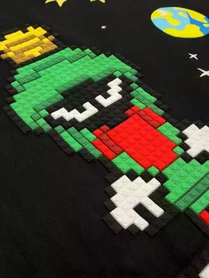 MOSTLY HEARD RARELY SEEN 8-BIT Alien-print T-shirt