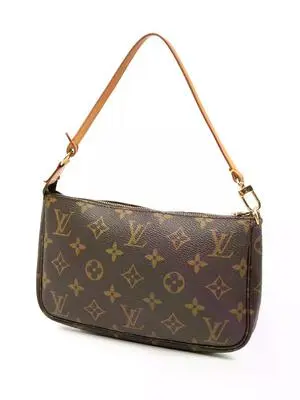 LOUIS VUITTON 2001 Monogram Pochette Accessoires Shoulder Bag