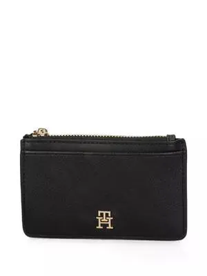 Tommy Hilfiger Logo-plaque Card Holder - Black