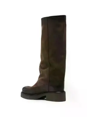 METISSE Leather Pull-on Boots