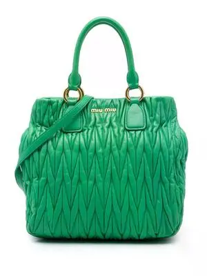 Miu Miu 2010-2026 Matelasse Nappa Satchel