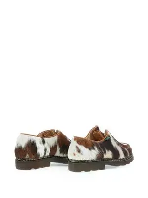 Paraboot Pony-skin Finish Lace-up Loafers