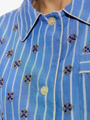 Munthe Embellished Striped Shirt