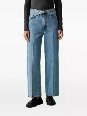 LEVI'S Ribcage Belted Wide-leg Jeans - Blue