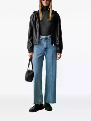 LEVI'S Ribcage Belted Wide-leg Jeans