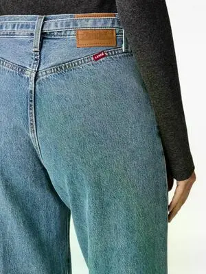 LEVI'S Ribcage Belted Wide-leg Jeans