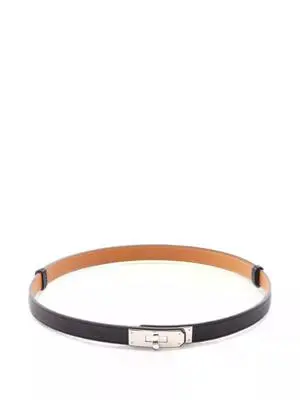 Hermès Leather Belt - Black