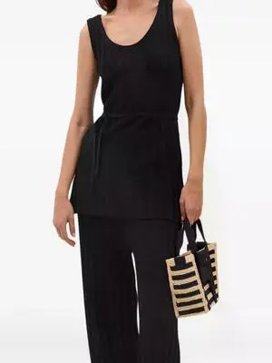 ERES Voyageur Striped Raffia Tote Bag