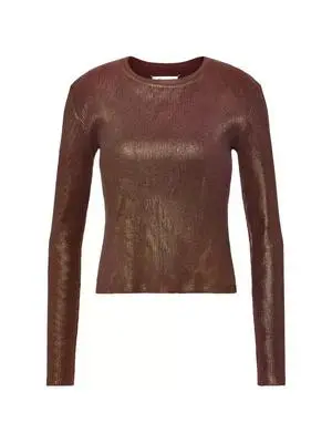 MAISON MARGIELA Foiled Ribbed T-shirt