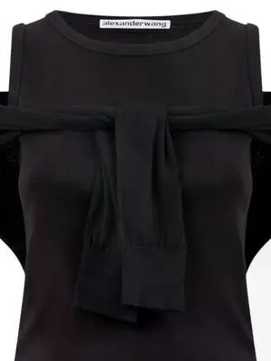 Alexander Wang Layered Tie-front Tank Top