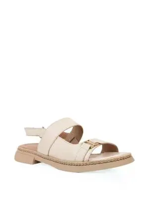 SERGIO MORETTI FIRENZE Logo-plaque Touch-strap Sandals