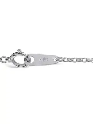 ASSAEL 18k White Gold Pearl And Diamond Drop Necklace