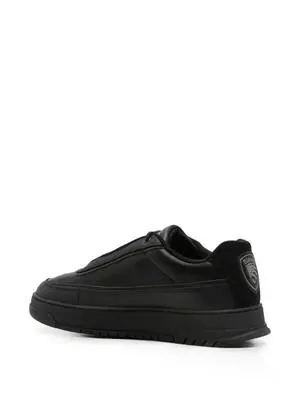 BLAUER. Logo-patch Panelled Sneakers
