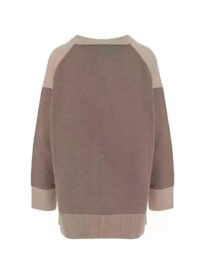 NICCOLO PASQUALETTI Color-block Asymmetrical Cardigan