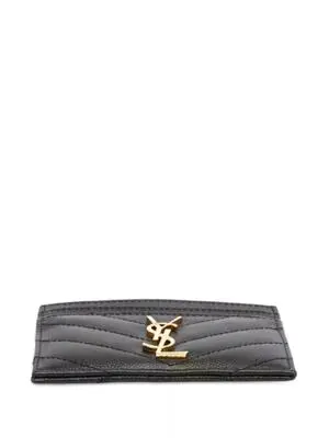 Saint Laurent 2023 Grain De Poudre Cassandre Matelasse Case Card Holder