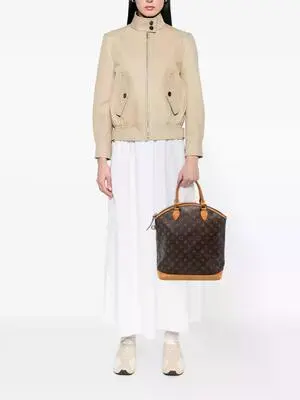 LOUIS VUITTON Monogram Lockit Vertical Handbag