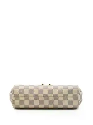 LOUIS VUITTON Damier Azur Croisette Satchel - White
