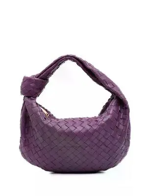Bottega Veneta Teen Nappa Intrecciato Jodie Hobo Bag - Purple